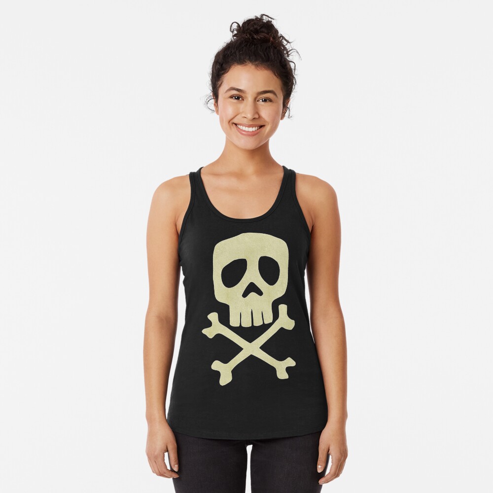 "Danzig Style Harlock Skull Crossbones / Jolly Roger" Long Sleeve T ...