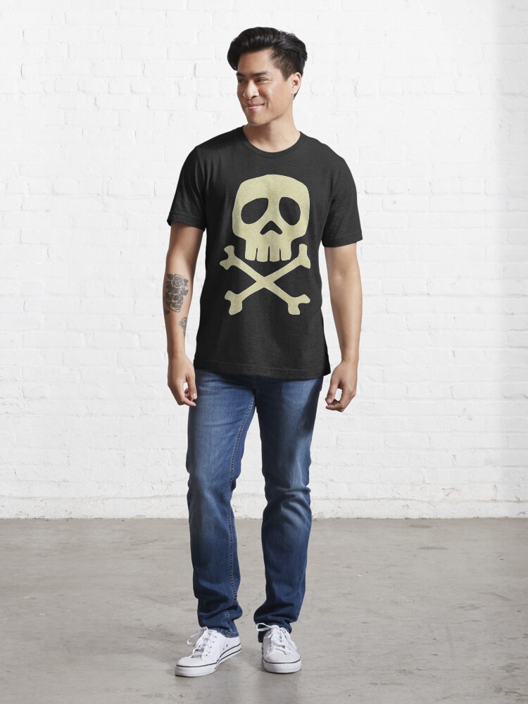 "Danzig Style Harlock Skull Crossbones / Jolly Roger" Essential T-Shirt ...