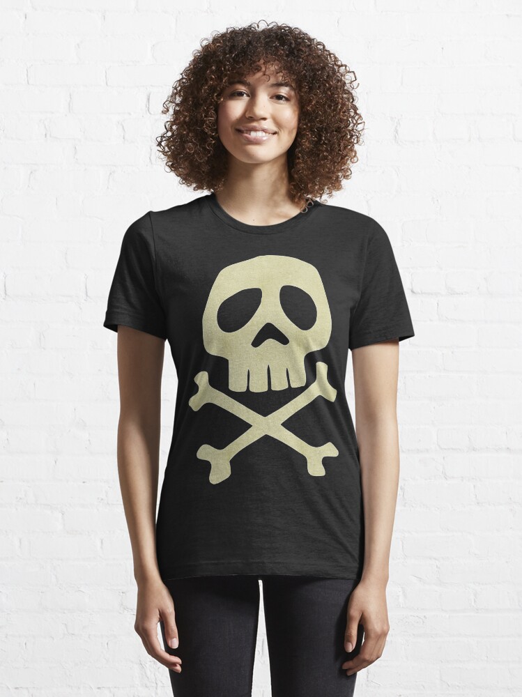 "Danzig Style Harlock Skull Crossbones / Jolly Roger" Essential T-Shirt ...