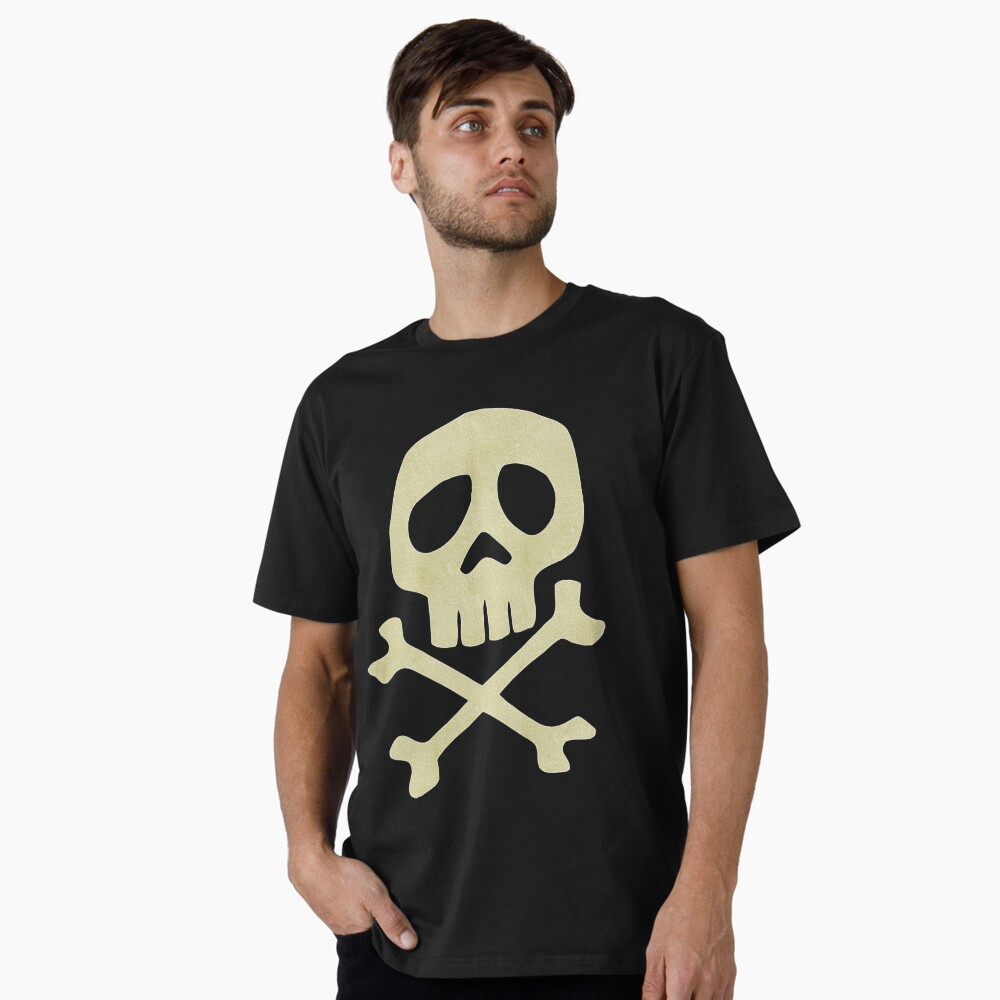 "Danzig Style Harlock Skull Crossbones / Jolly Roger" Essential T-Shirt ...