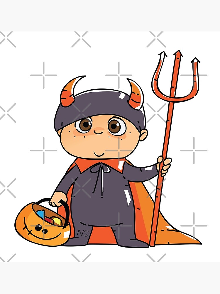 "Little Evil Boy" Poster by nedasadreddin | Redbubble