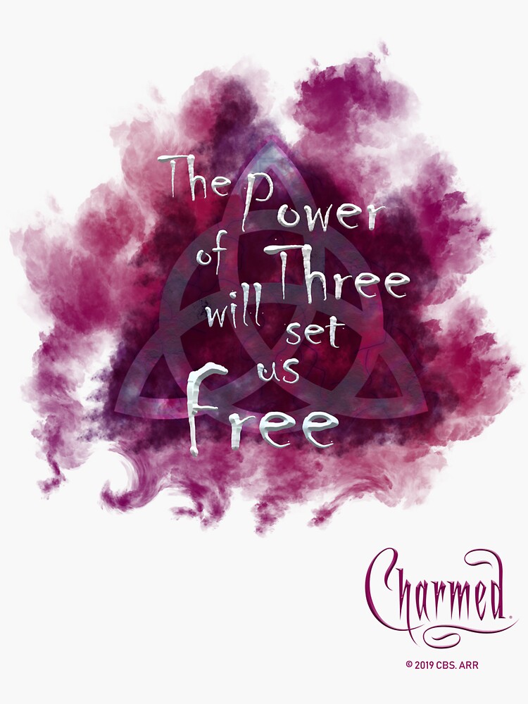 "Charmed: The power of Three" Sticker by davecrokaert | Redbubble