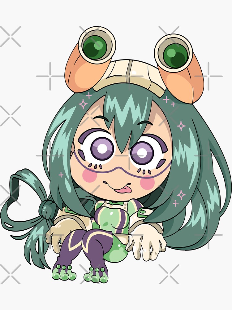 "My Hero Academia Tsuyu Froppy" Sticker for Sale by chibicarrera ...