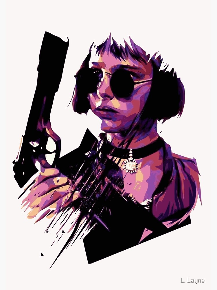 "Mathilda from Leon Holding a Pistol Movie" Photographic Print for Sale ...
