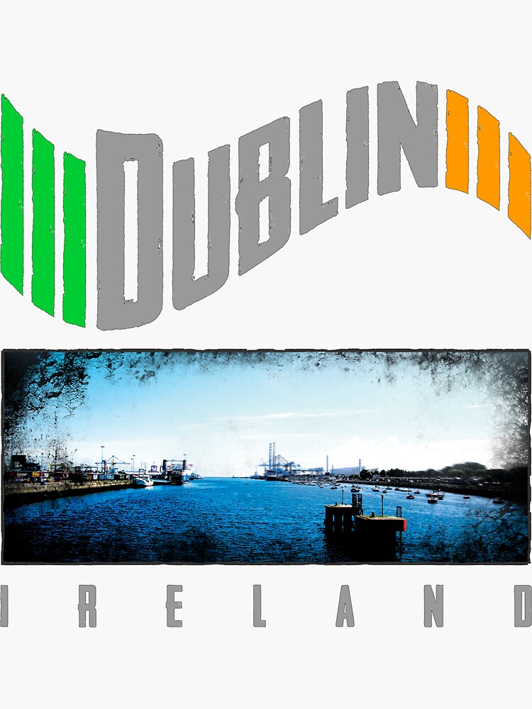 "Pure Dublin Ireland" Sticker for Sale by Periartwork | Redbubble