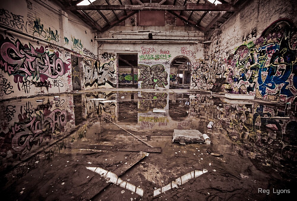 "Abandoned Art in Watercolour" by Reg Lyons | Redbubble