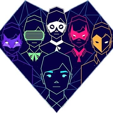 "Sayonara Wild Hearts (t-shirts available)" Sticker for Sale by TeeVeeP ...