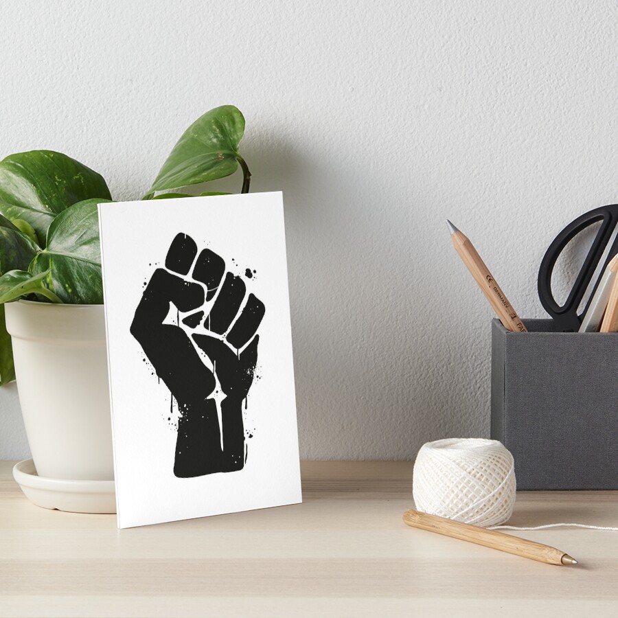 "Rebellion Fist" Art Board Print by Motivburg | Redbubble