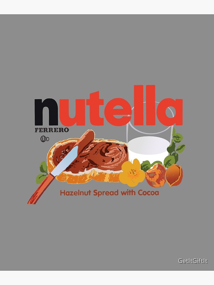 Iconic Nutella Hazelnut Cocoa Spread design Premium Matte Vertical ...