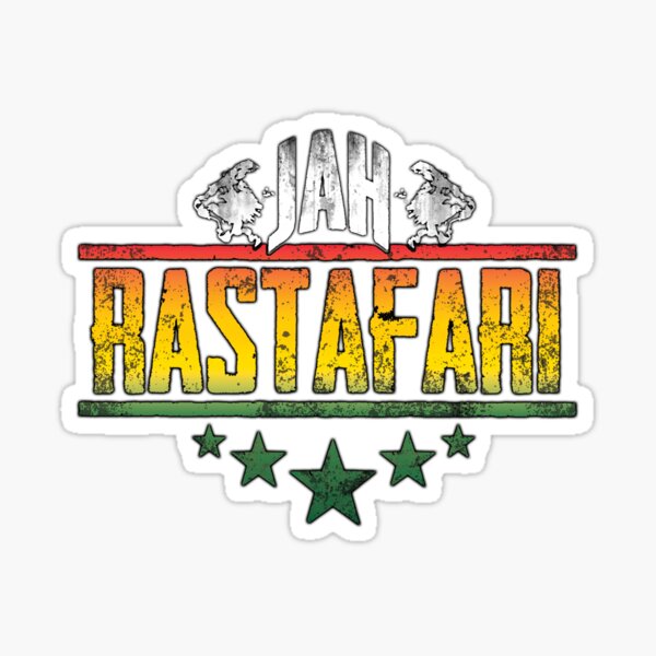 "JAH RASTAFARI Reggae" Sticker for Sale by Periartwork | Redbubble