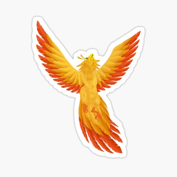 "Phoenix" Sticker for Sale by BarracudApps | Redbubble