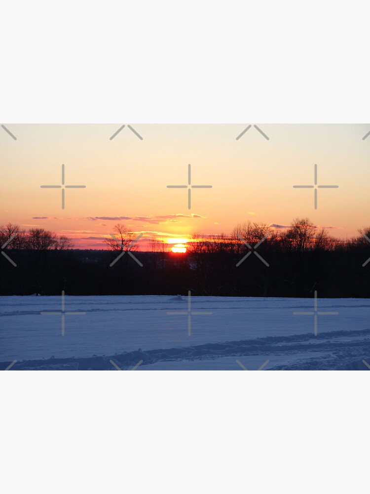 "A Winter Sky Sunset" Poster by daphsam | Redbubble