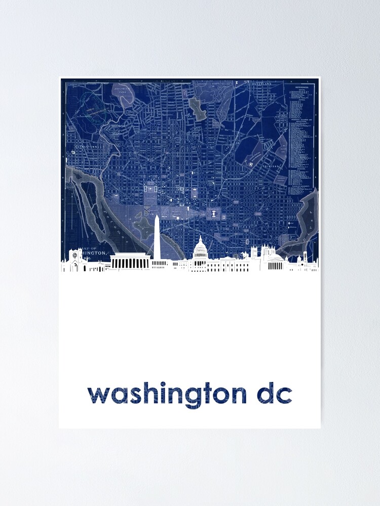 "washington dc skyline" Poster by BekimART | Redbubble