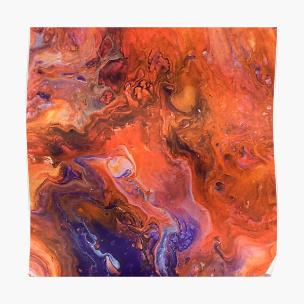 "Hot Magma" Poster by HeatherThomas | Redbubble