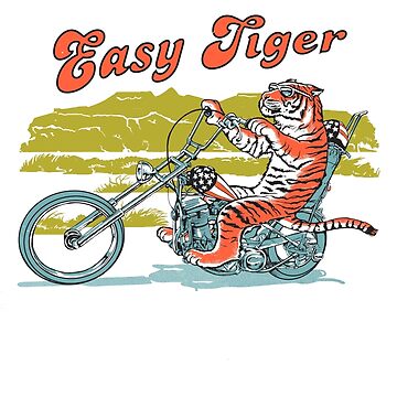 "Easy Tiger" Essential T-Shirt for Sale by Elan Harris | Redbubble