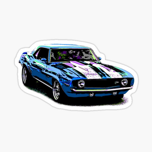 "Muscle Car" Sticker by DylanFarrell | Redbubble