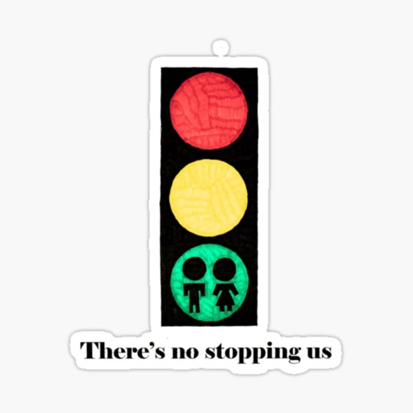 "No stopping us" Sticker for Sale by TyroneBeck | Redbubble