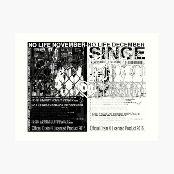 Lámina artística «Bladee Eversince Tour» de josh85wilkins | Redbubble