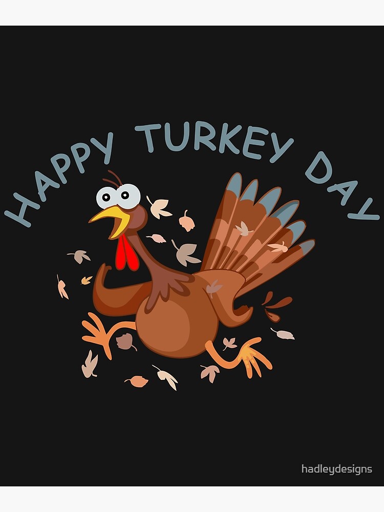 Tarjetas Del Dia Del Pavo Feliz Día De Acción De Gracias: Vector De