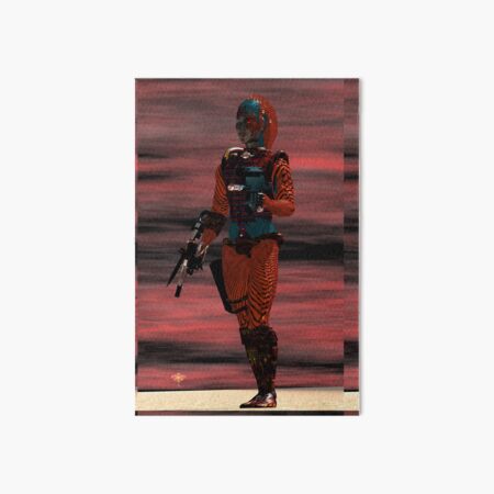 "ARES CYBORG FROM HYPERION WORLD Sci-Fi Movie Project" Art Board Print ...