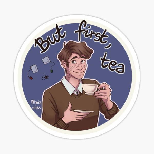 "Remus - tea sticker" Sticker for Sale by mariatries | Redbubble