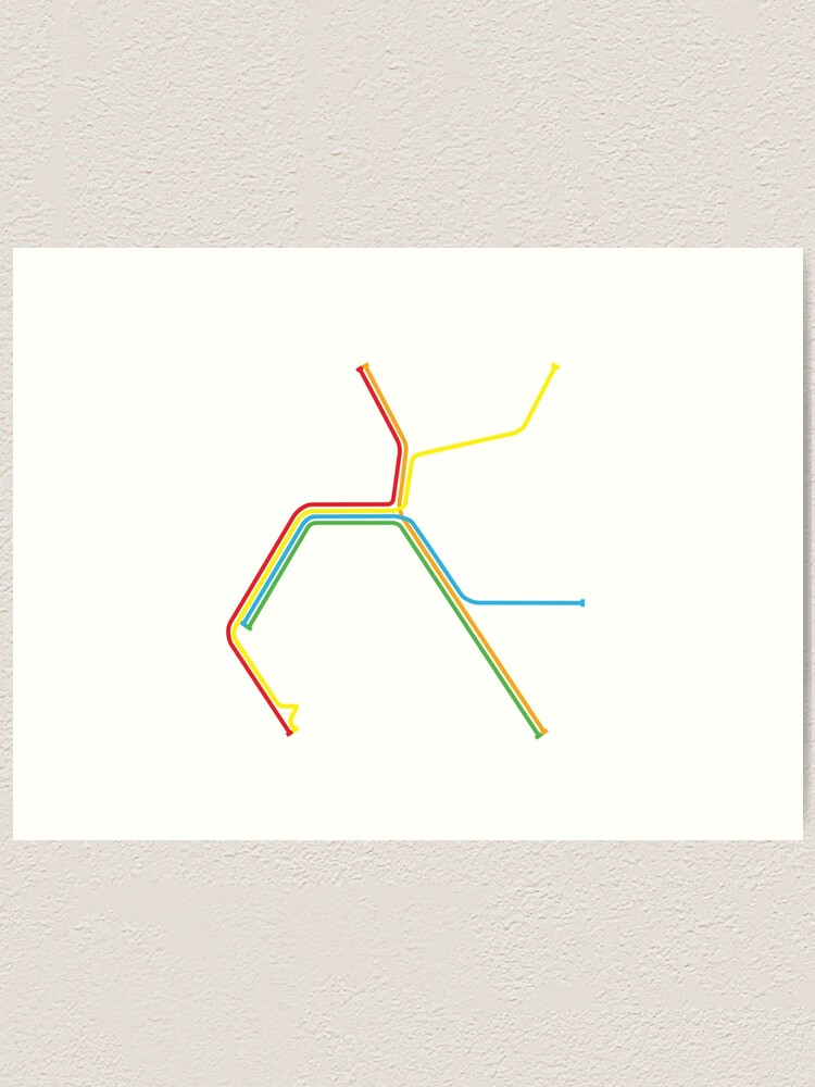 "San Francisco BART" Art Print by gdunc | Redbubble