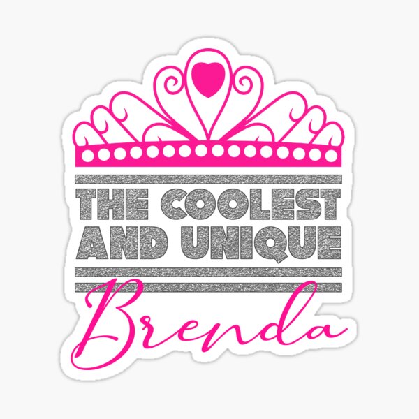 "Brenda girl kids woman name sweet" Sticker by Thestarrysky | Redbubble