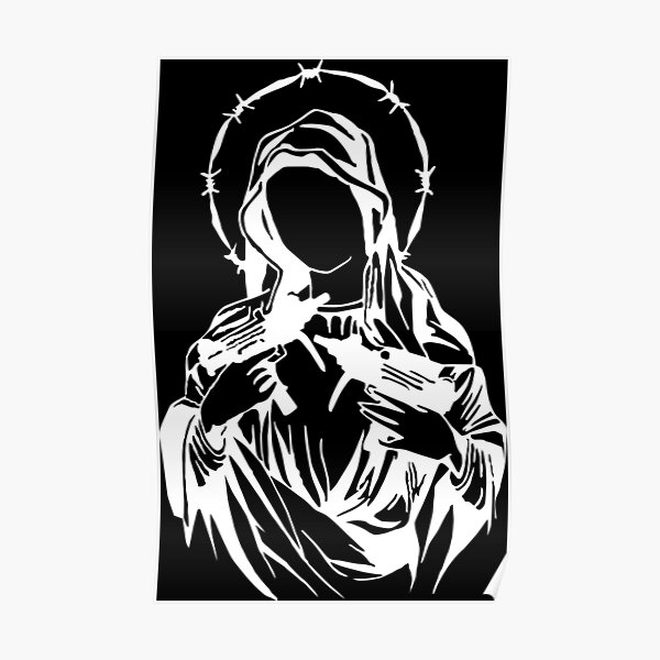 "Maria with submachine guns." Poster for Sale by emphatic | Redbubble