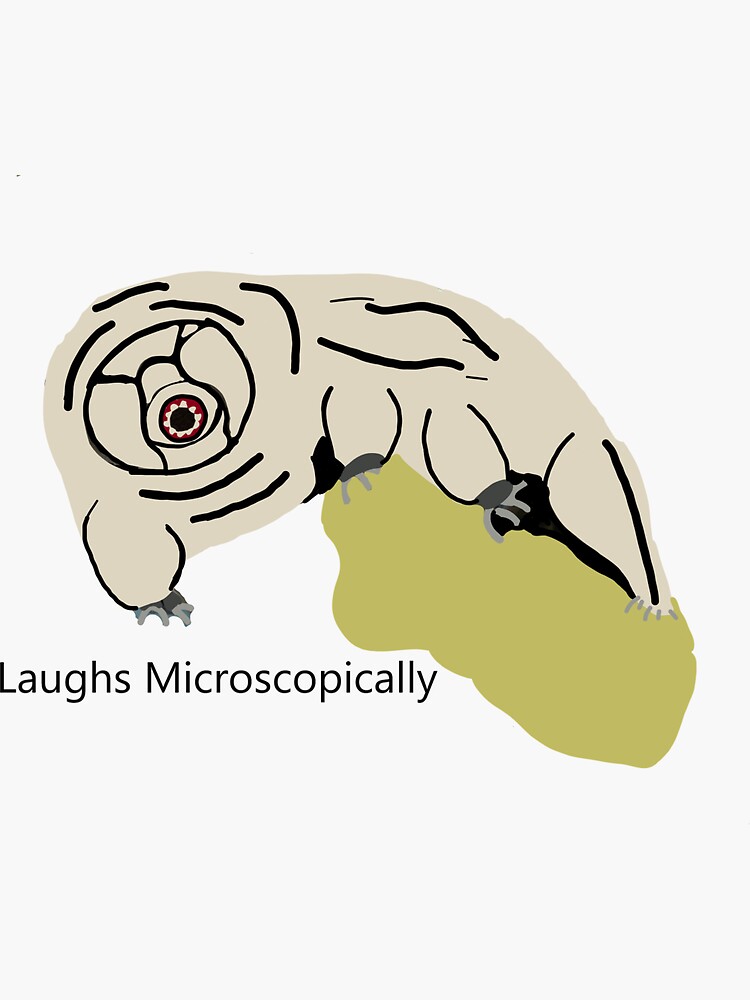 "Tardigrade Meme" Sticker for Sale by Pancake1997 | Redbubble