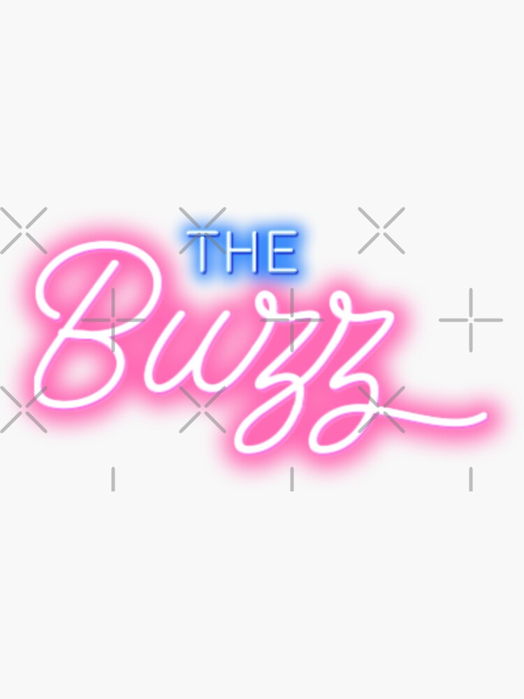 "THE BUZZ" Sticker for Sale by Ashleydc | Redbubble