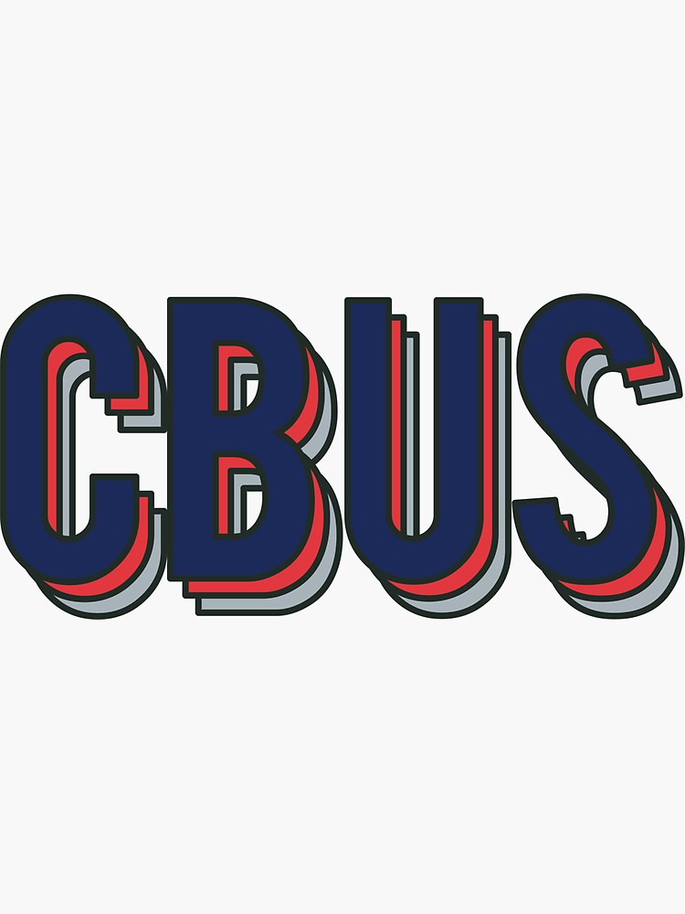 "CBUS - Blue Jackets Theme" Sticker for Sale by dustlight | Redbubble