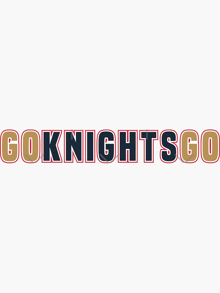 "go knights go" Sticker by msdvntr | Redbubble