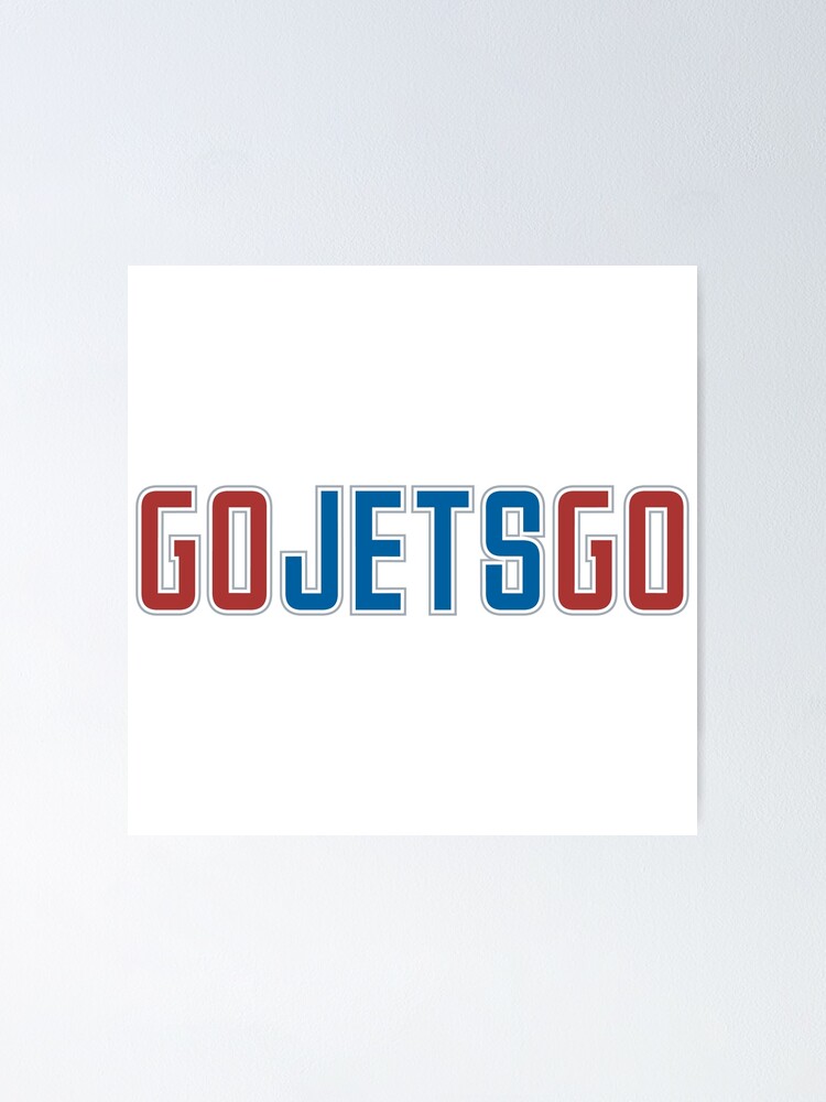 "go jets go" Poster for Sale by msdvntr | Redbubble