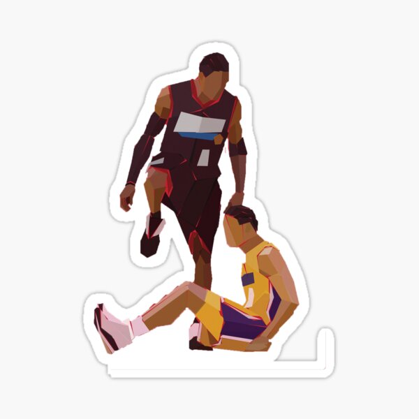 "Allen Iverson Step Over" Sticker by sportsfan2020 | Redbubble