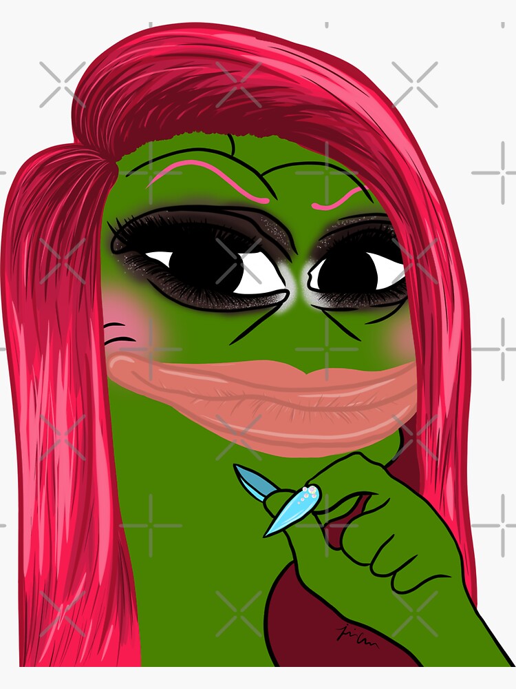 "Pepe Star" Sticker by SpicyFetus | Redbubble