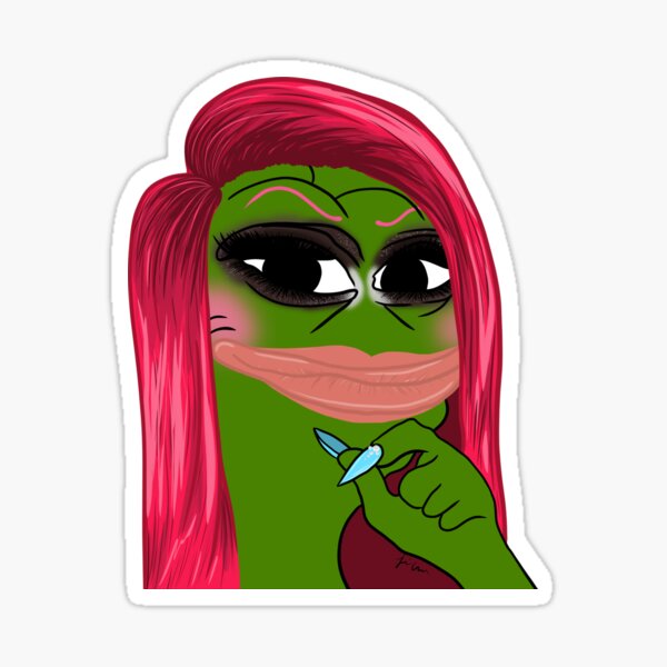 "Pepe Star" Sticker by SpicyFetus | Redbubble
