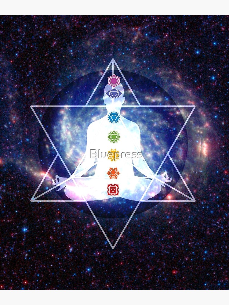 "Merkaba Lightbody Chakra Meditation" Poster by Bluepress | Redbubble