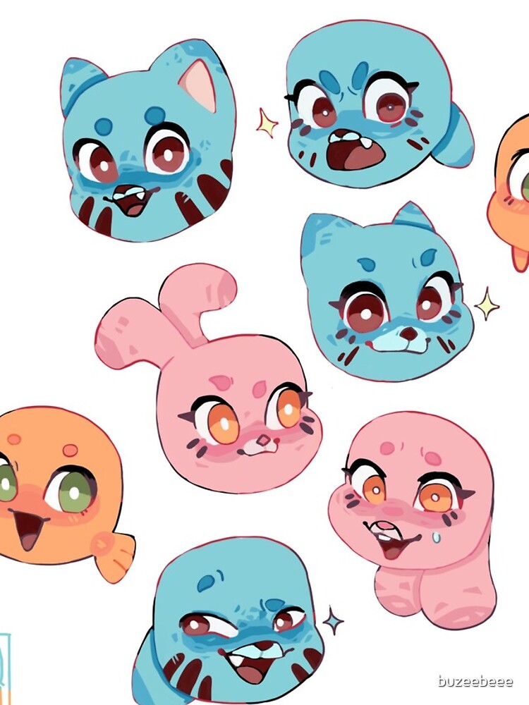 "The amazing world of gumball stickers! " iPhone Case for Sale by ...