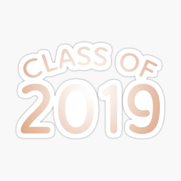 "Graduating Class of 2019 sticker, t-shirt, print, mug" Sticker for ...