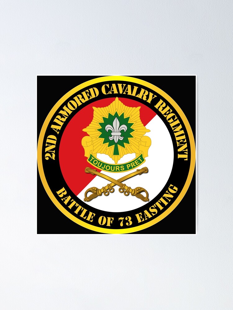 "Army - 2nd Armored Cavalry Regiment DUI - Red White - Battle of 73 ...