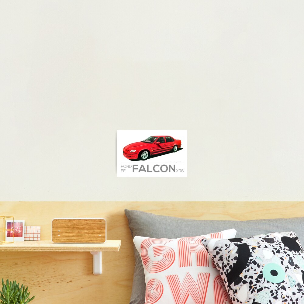 "Ford EF Falcon XR6 Red - Enthusiast Series" Poster for Sale by ...