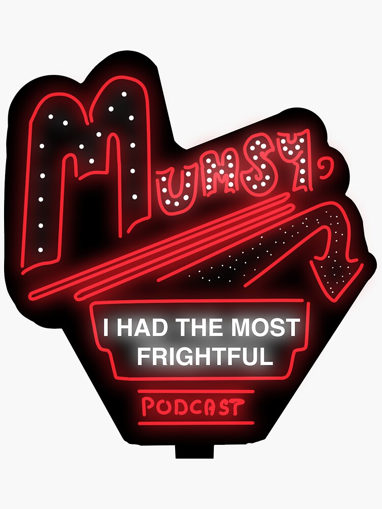 "Mumsy logo" Sticker by Mostfrightful | Redbubble