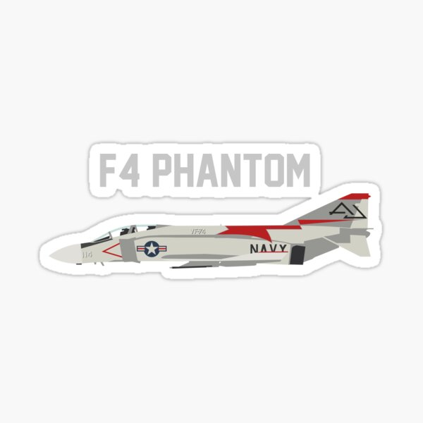 "McDonnell Douglas F-4 Phantom" Sticker for Sale by wiscan | Redbubble