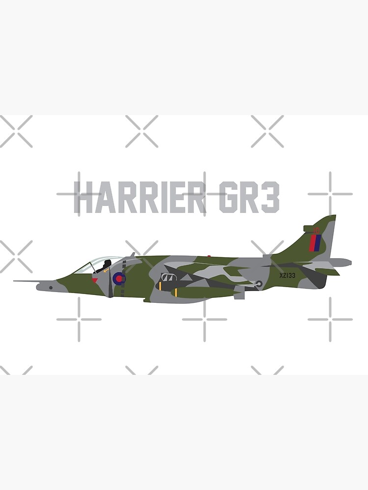 "Hawker Siddeley Harrier GR3 Jump Jet" Photographic Print by wiscan ...