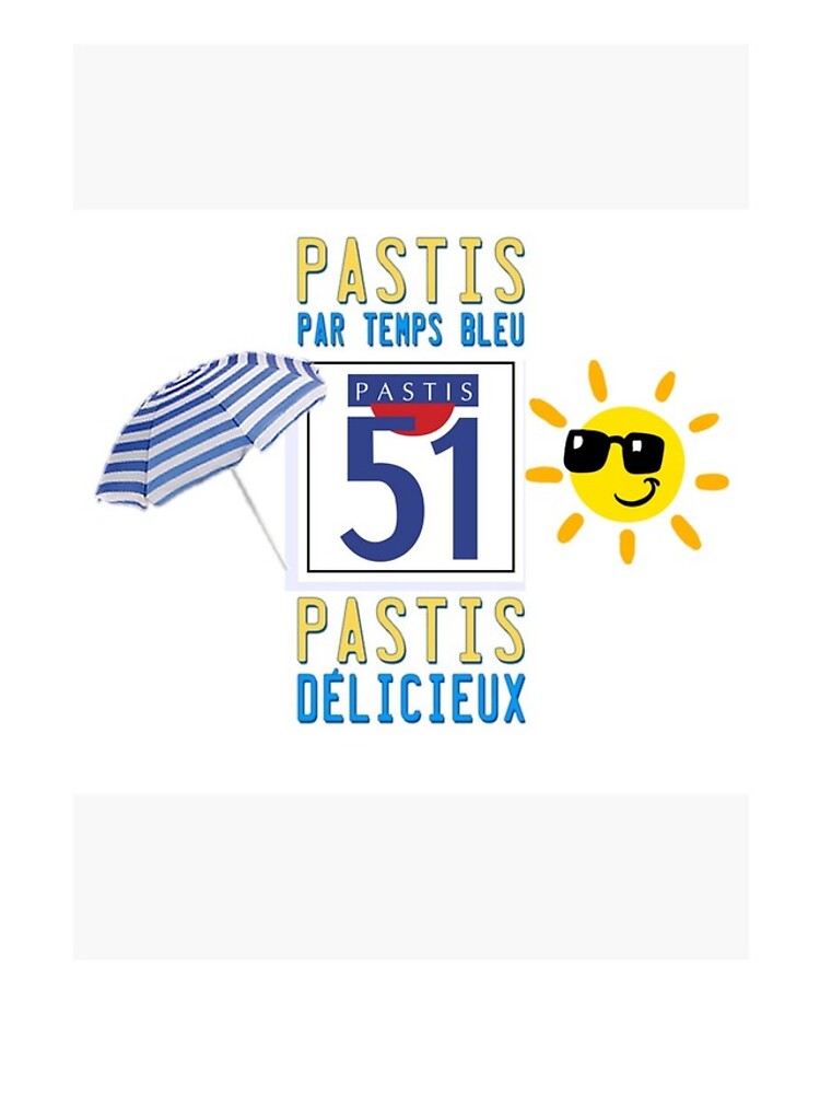 "Funny T-Shirt Funny Pastis Apéritif in delicious pastis blue weather ...