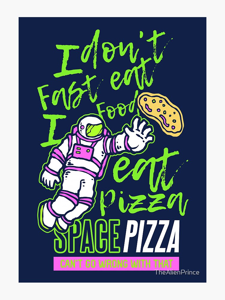 "Astro Pizza Boy" Sticker for Sale by TheAlienPrince | Redbubble