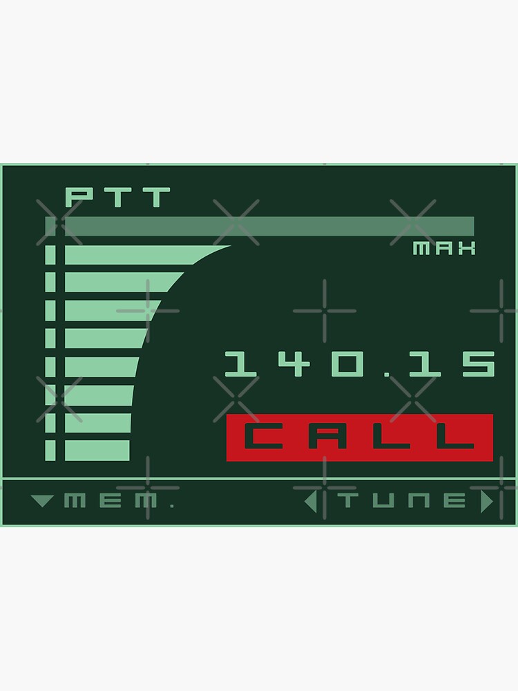 " Metal Gear Solid Codec Screen - Inspired by Kojima's MGS " Sticker ...