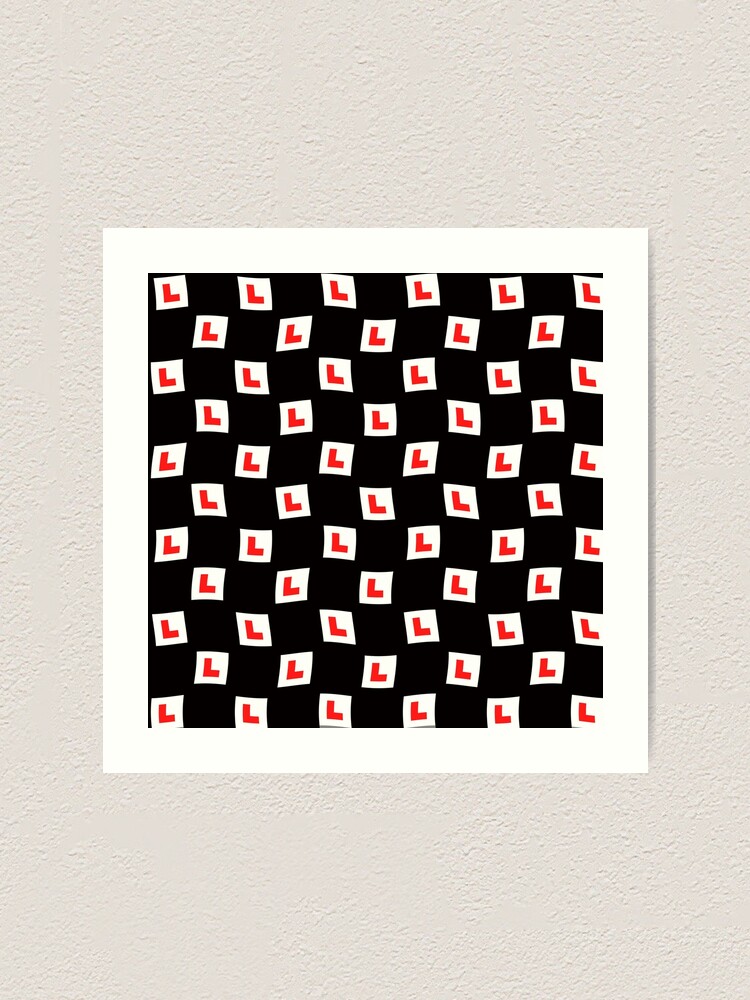 "L-plate learner driver wallpaper transparent background" Art Print by ...