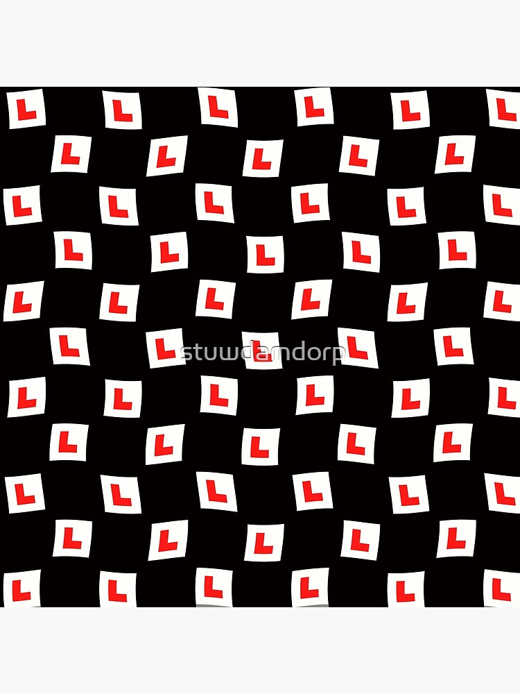 "L-plate learner driver wallpaper transparent background" Art Print by ...