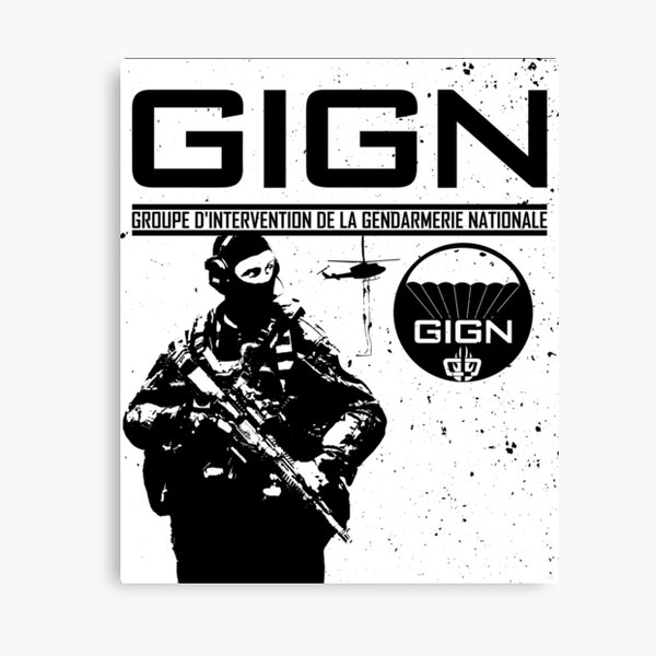 Impression sur toile « Groupe d'intervention de la gendarmerie ...
